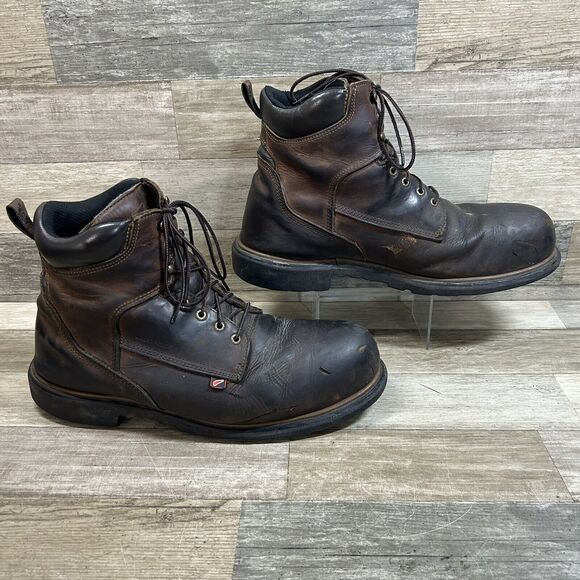 Red Wing Shoes | Shoes | Red Wing Steel Toe Boots Mens 4 D Brown ...